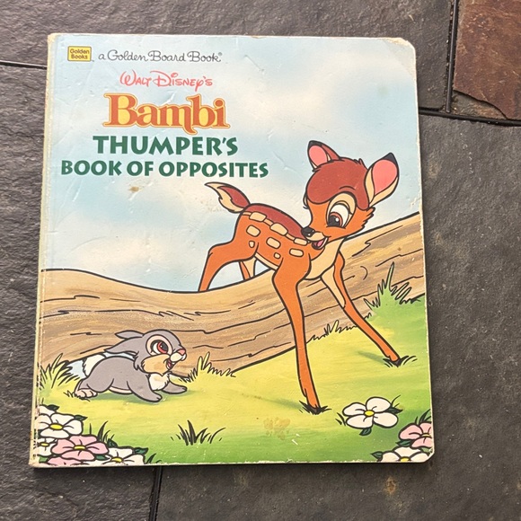 Disney | Toys | Disney Bambi And Thumper Colorful Board Book | Poshmark